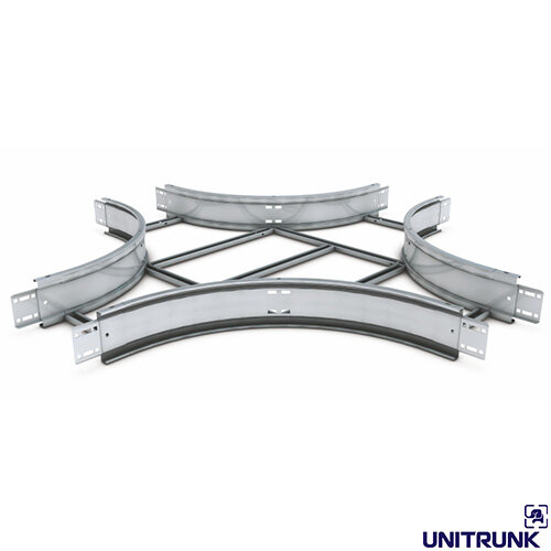 Unitrunk SW4 600mm Equal Cross - 300mm Radius HDG - Wesco