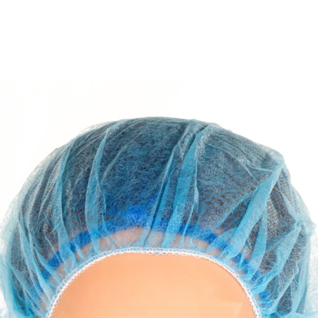 Bouffant Mob Caps. Metal Free - Blue - Klipspringer