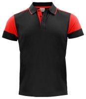 Printer Prime Polo Shirt - Black/Red - Nugent Safety