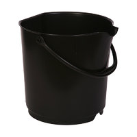 Foodgrade production bucket - 9 ltr, black - Klipspringer