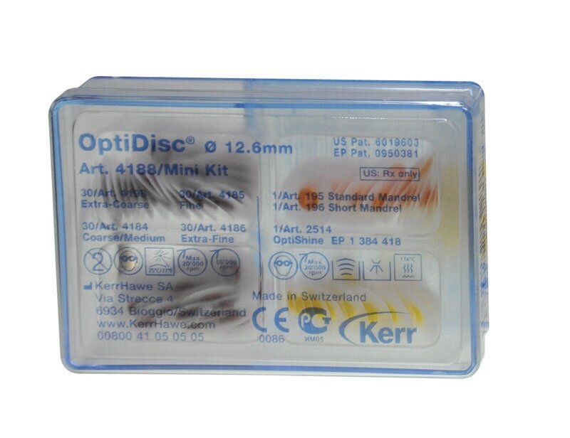 Kerr Optidisc Mini Assorted Kit 120pk 12.6mm Assorted - Dental Medical ...