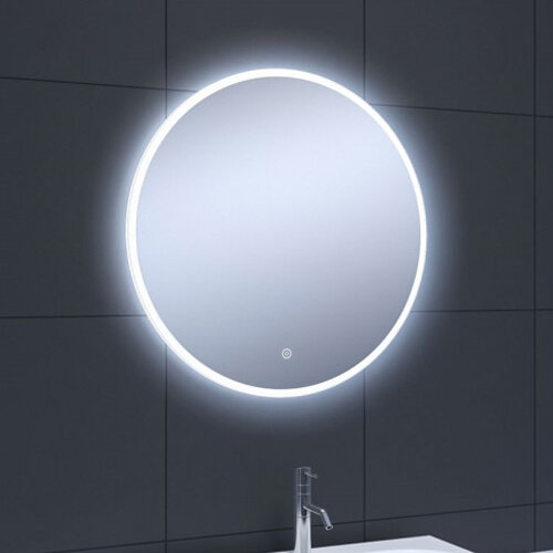 Modern Linea Plus Round LED Mirror 800mm x 800mm | Premium Bathroom ...