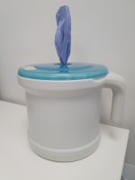 Portable Blue Roll Dispenser: Compact, Lightweight, Leak-Proof Design ...