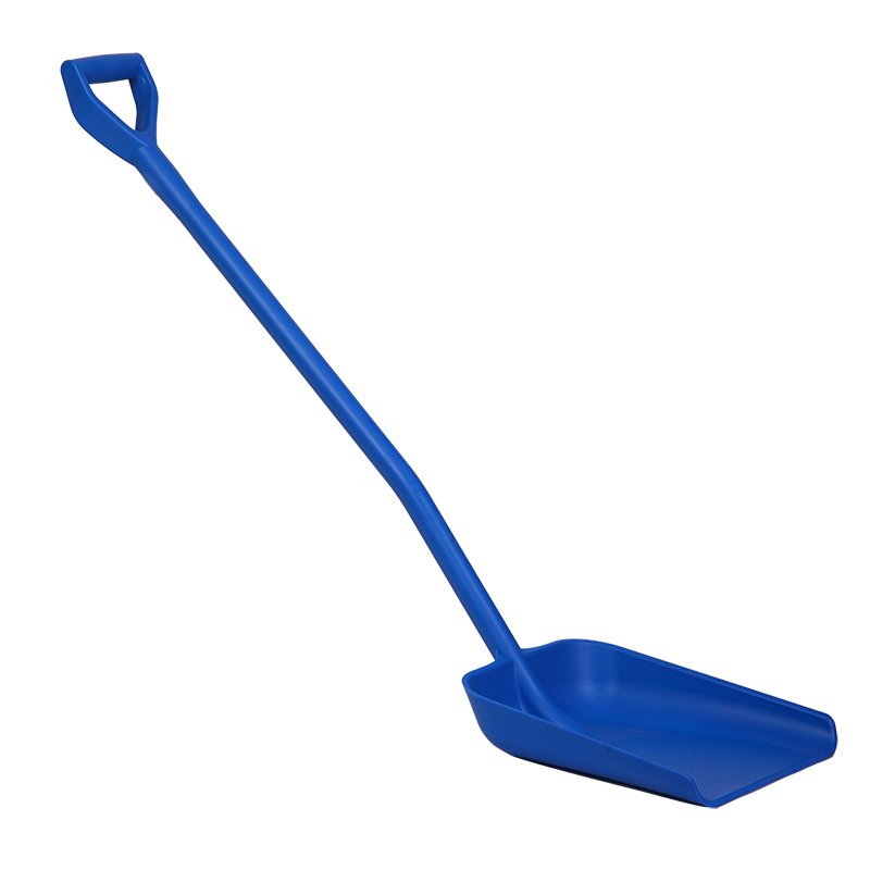 One Piece Ergo. Shovel - Large Blade, Long Handle, Blue - Klipspringer