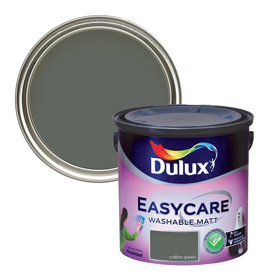 Dulux Easycare Washable Matt Collins Green Paint Pat McDonnell Paints