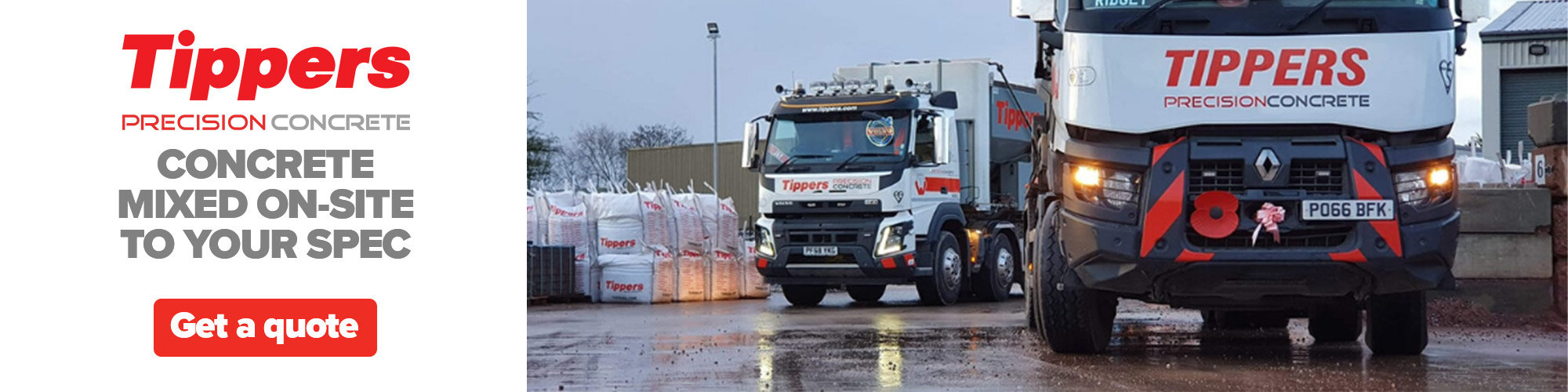 Mixed On-Site Concrete - Tippers - Builders Merchant - Building ...