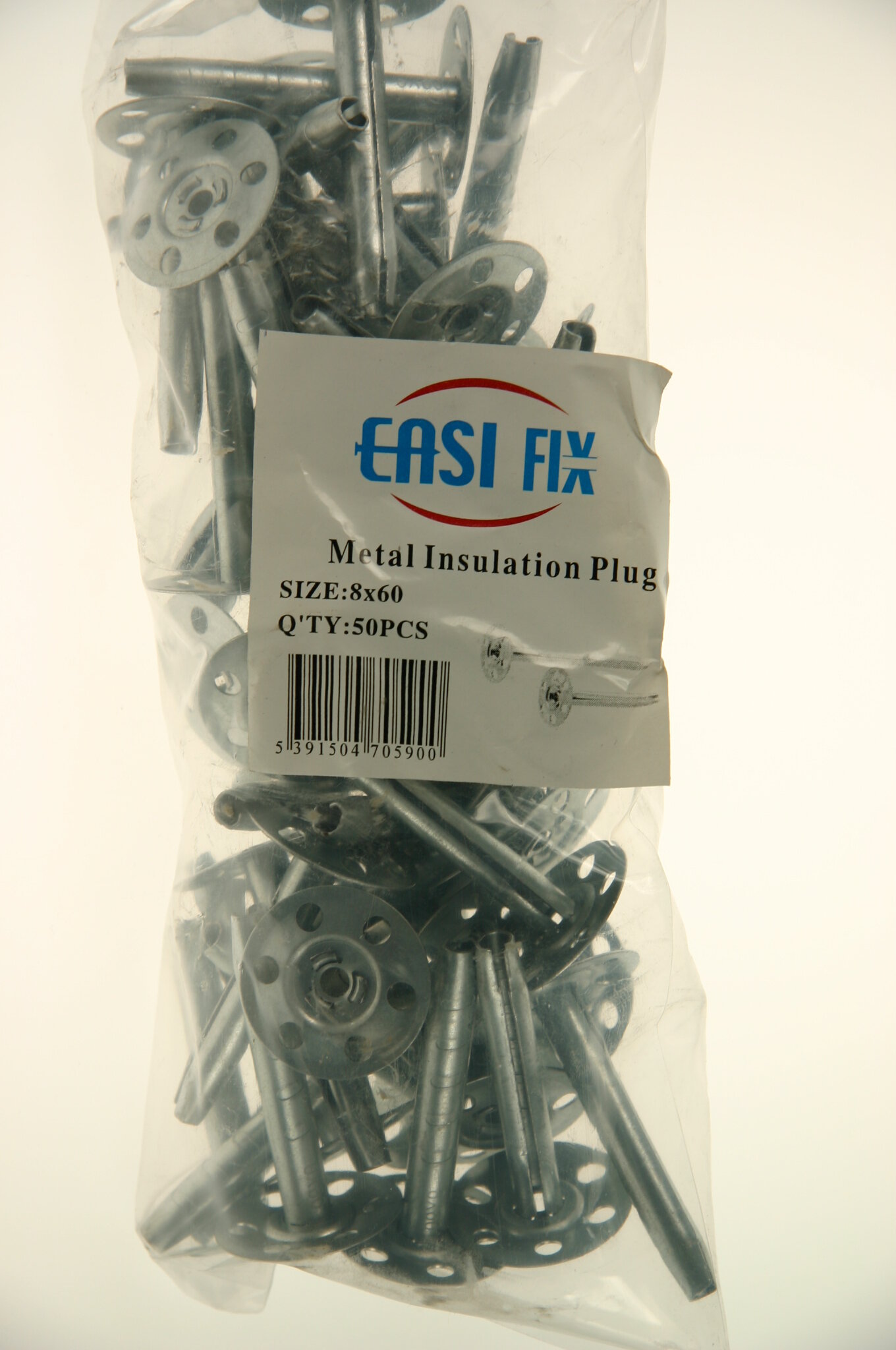 Metal Insulation Fixings 8x60mm Bag 50 - Goodwins