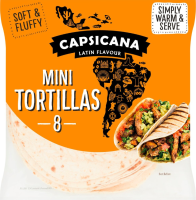 Capsicana Mini Soft Taco Shell Tortilla Wraps 8 pack - TO ORDER ONLY ...