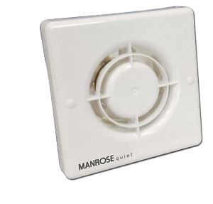 Manrose QF100T | Quiet Fan | With Timer - CESCO