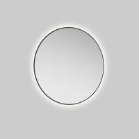 ECHO ROUND 800 MIRROR BLACK - bathroomworld
