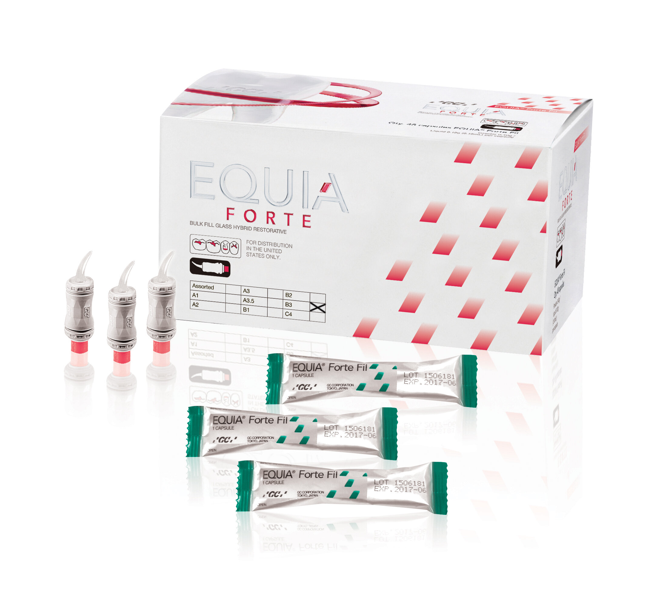 GC Equia Forte HT Refill Pack x 50 B3 - Dental Medical Ireland