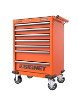 Signet SIG54089 | 7 Drawer Orange Tool Trolley - AEF Ltd.