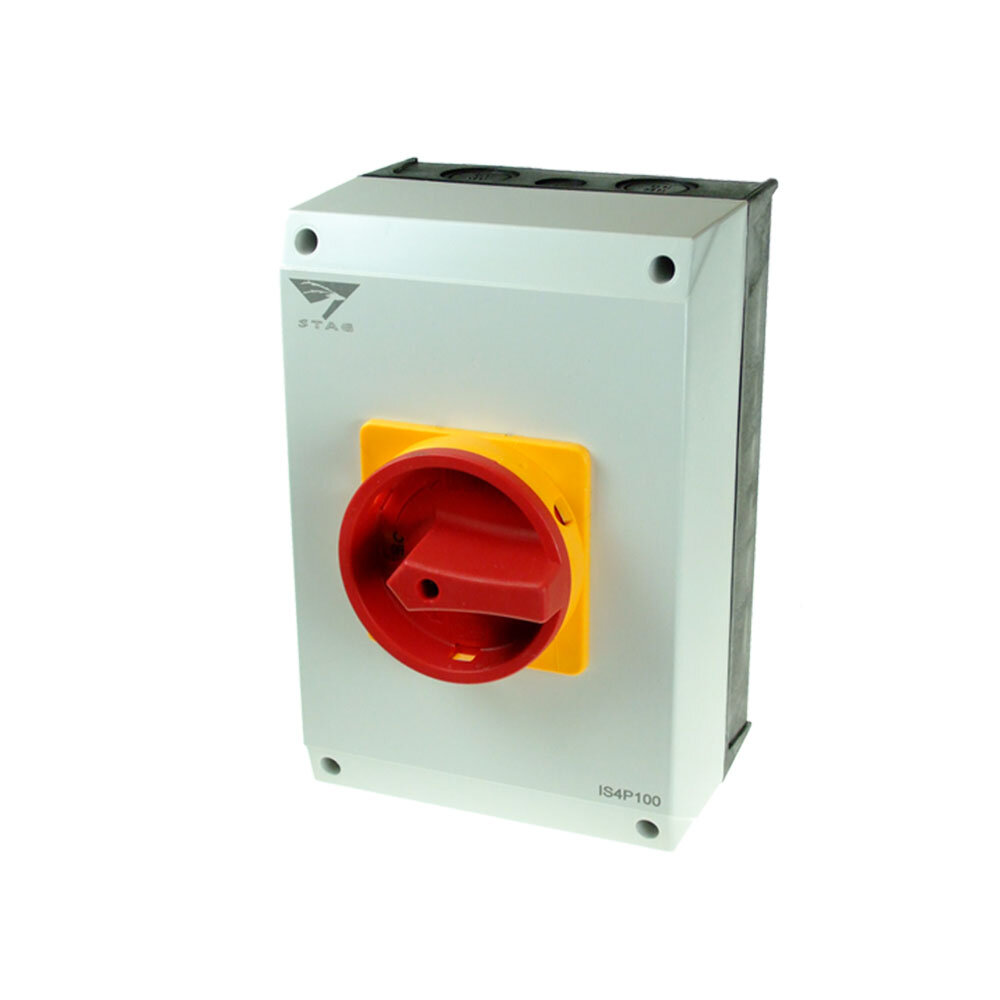 IS4P125 STAG Isolator 4-pole 125A ENCLOSED IP65 - CSE Industrial ...