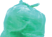Green Tinted Coloured Recycling Sacks - Summit Hygiene