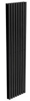 Sonas Amura Black Vertical Double Tube Radiator 1800x480mm ADPV1848BK ...
