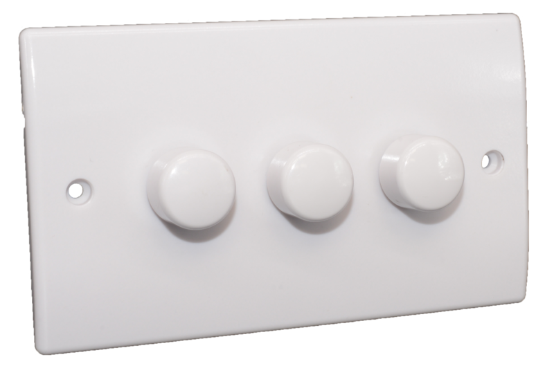 Slimline Dimmer Switch | 3 Gang 2 Way | In Stock - CESCO