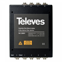 Televes 8 way boxed fibre splitter FC/PC - CCTV, Fire, TV, Audio ...