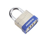 Federal 0073RL40 | Laminated Padlock - Sharp Distributors