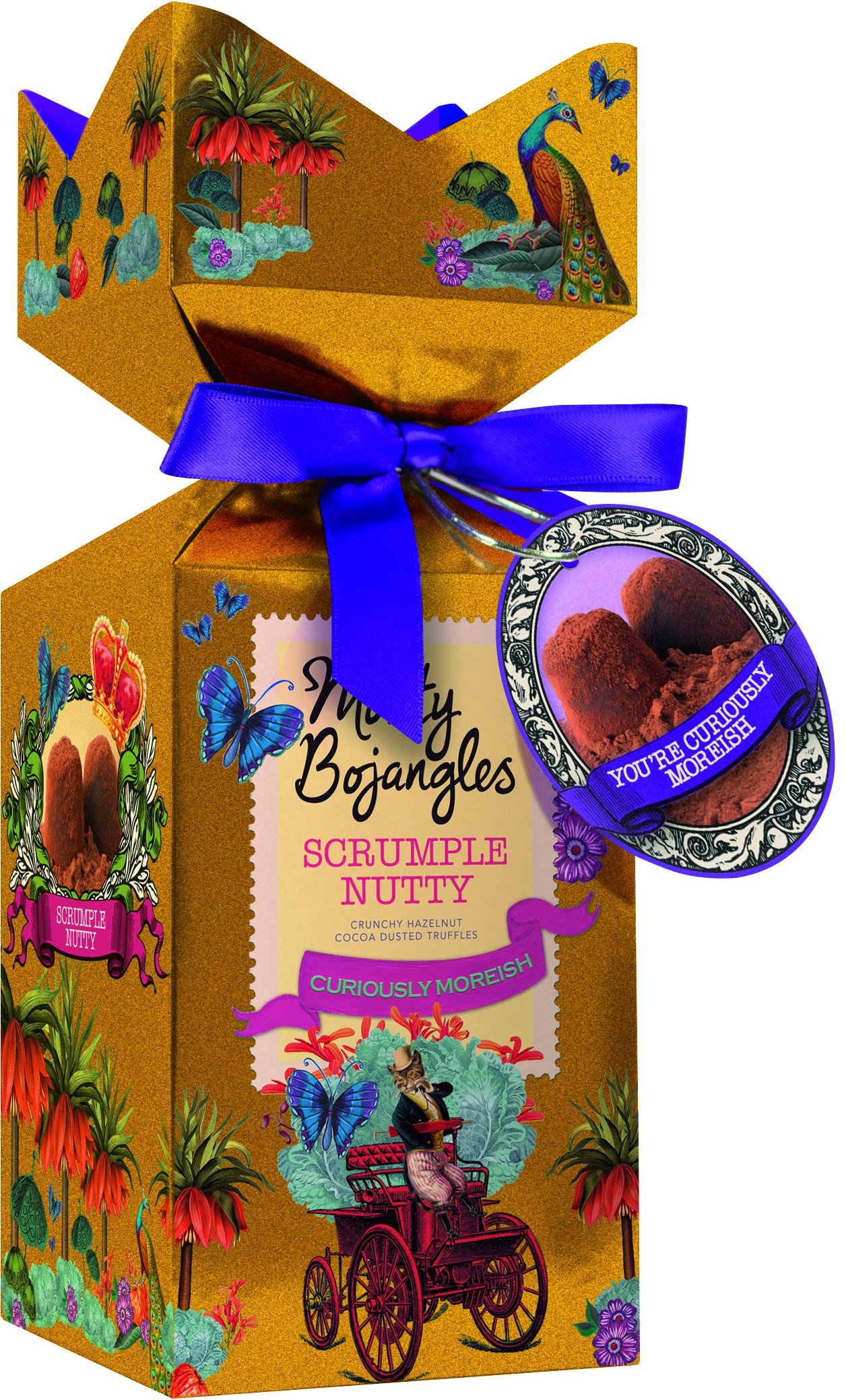 Scrumple Nutty tip top carton of dusted truffles with hazelnut - 6x150g ...