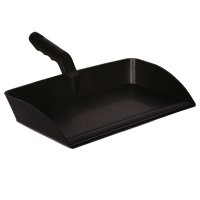 Foodgrade hand dust pan - heavy duty, 300 mm, black - Klipspringer