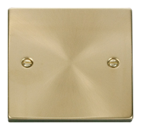 Deco Satin Brass 1G Blank Plate | VPSB060 | In Stock - Wesco
