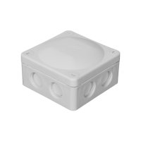 JUNCTION BOX 8 x 20mm knockouts GREY - greenlamp