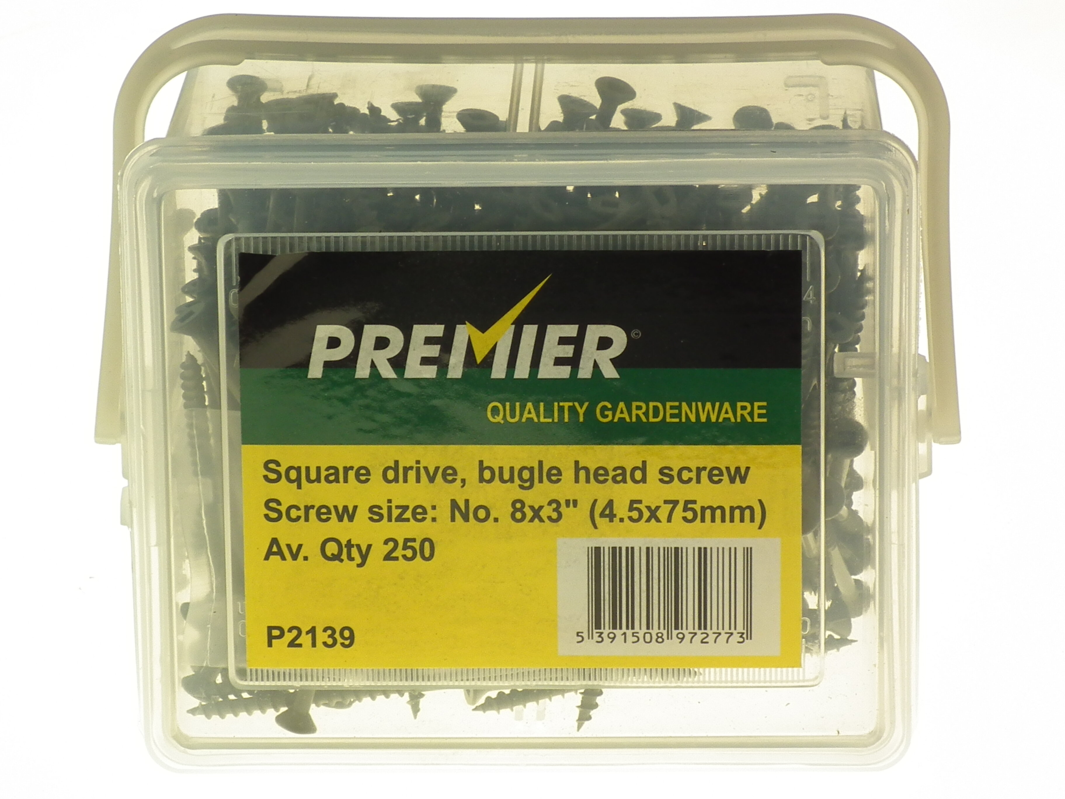 PREMIER 250 PCE 8 X 3 4 5 X 75MM SQUARE DRIVE DECKING SCREW Burke