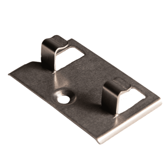 Composite Cladding Linear Slatted 2-Prong Starter Clip Vertical (12pcs ...