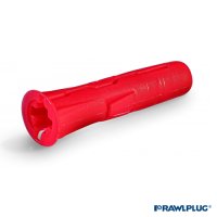 Rawlplug HDPE Red Wall Plug 5.5/6mm - Pack of 100 - Wesco