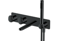 RAK HORIZONTAL DUAL OUTLET THERMOSTATIC CONCEALED SHOWER VALVE WITH ...