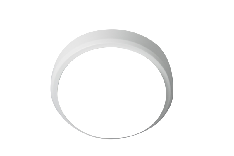 OHIO 12W IP54 CIRCULAR BULKHEAD, 4000K, c/w WHITE and BLACK TRIMS ...