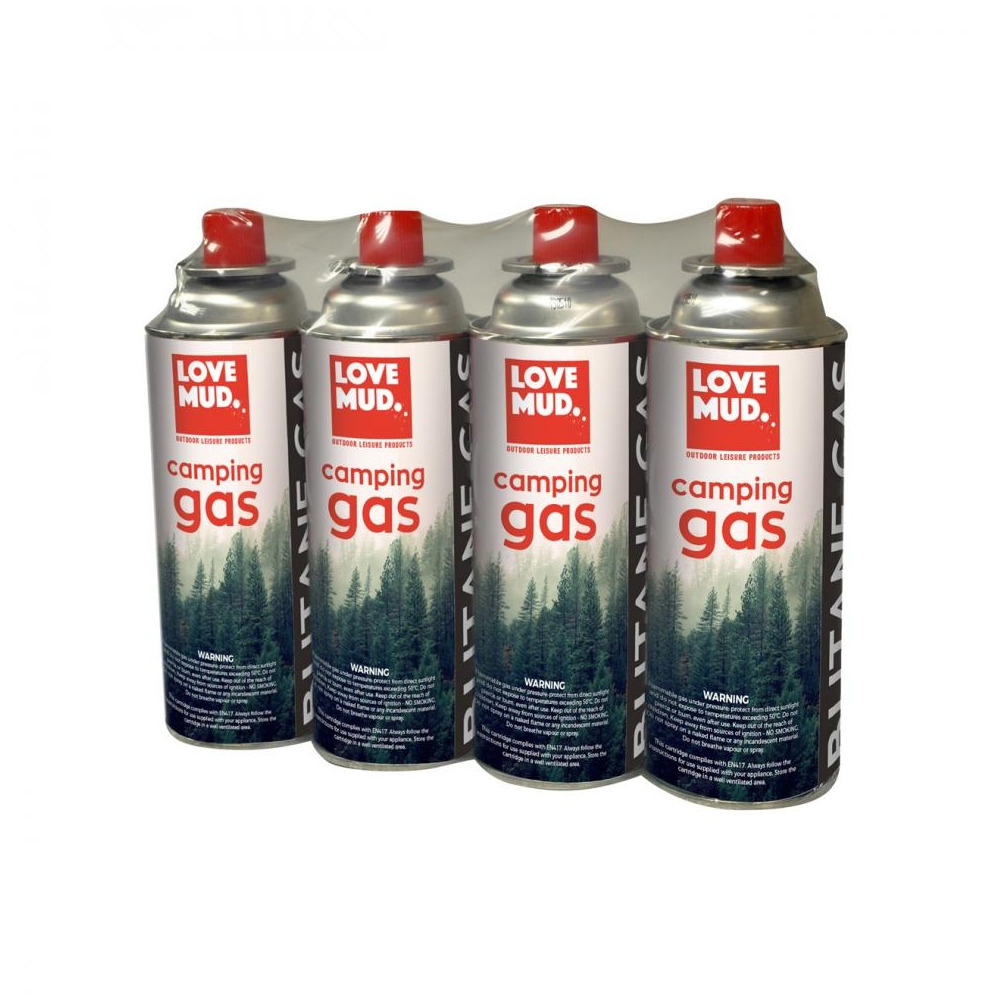 Love Mud - Butane Camping Gas Canisters - 4pk - Topline Bolands | Home ...