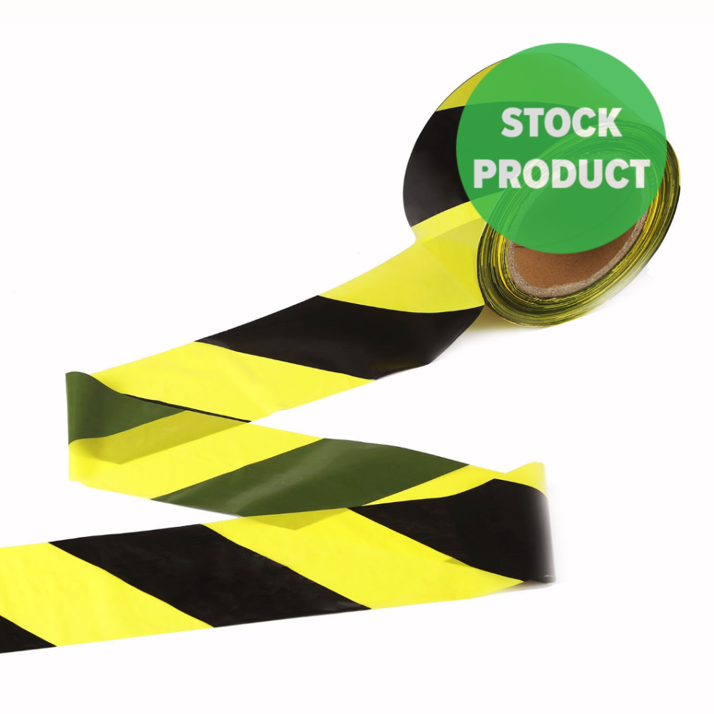Chevron Standard Barrier Tape Black & Yellow - Advanced Safety - Safety ...