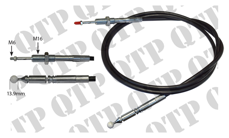 Cable 1.5 Mtr to suit Joystick - Quality Tractor Parts LTD.