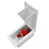 Quick Release Gas Outlet Box (White) - Crusader Products
