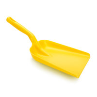 Heavy duty hand shovel - one piece, yellow - Klipspringer
