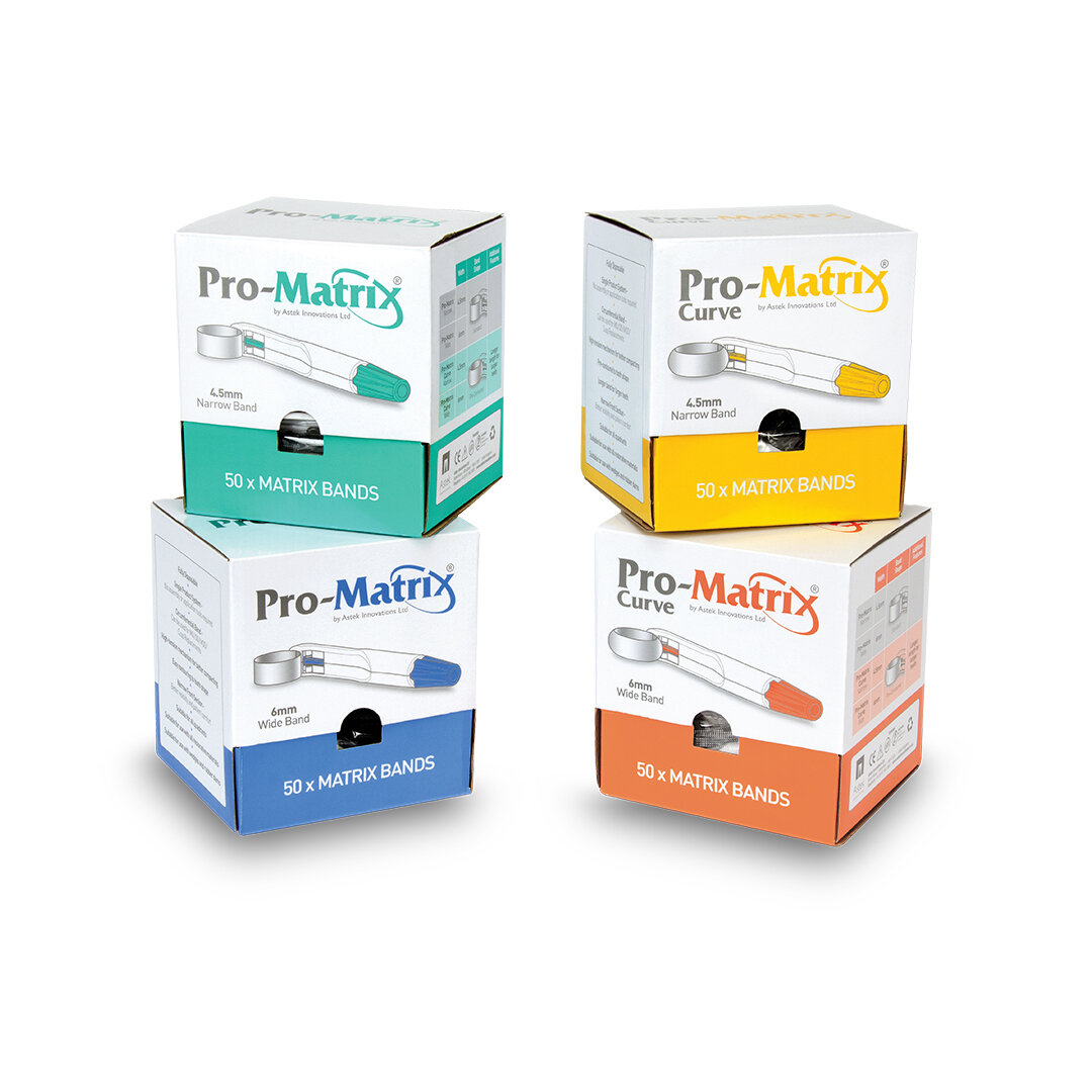 Pro-Matrix Standard Wide 6mm - Blue - Dental Medical Ireland
