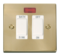 Deco Satin Brass Immersion Switch | VPSB024WH | In Stock - Wesco