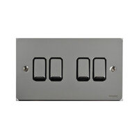 Schneider Low Profile 4 Gang Switch - Lightvault