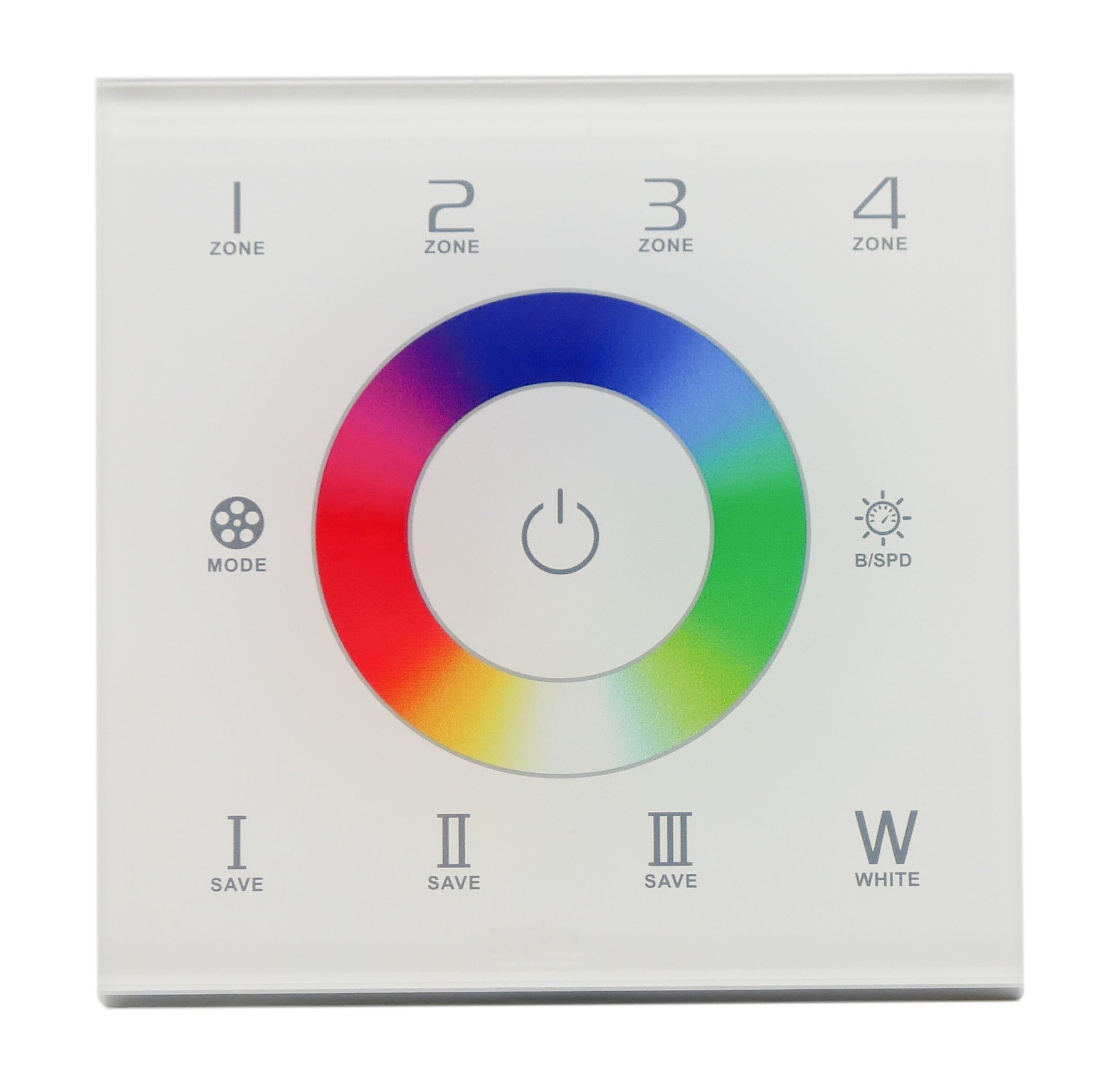 DMX Touch panel 4 zones controller for RGBW LED Strip - robusdirect