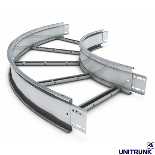 Unitrunk SW4-FE90-600-300R-GY | Cable Ladder Flat Elbow - Wesco ...