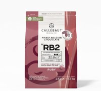 Callebaut RUBY Chocolate Callets 2.5kg - Parkers Foodservice