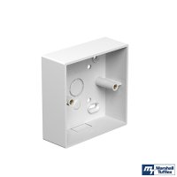 1G Surface Box 32mm Square Corners with KOs - Wesco