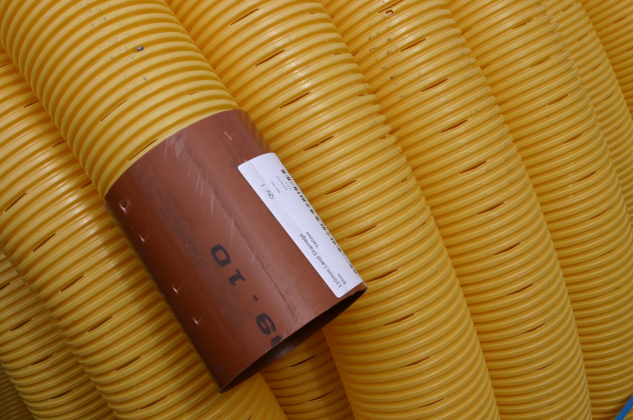 Land Drain 110mm X 50 Metre Coil - Goodwins