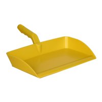 Foodgrade hand dust pan - heavy duty, 300 mm, yellow - Klipspringer