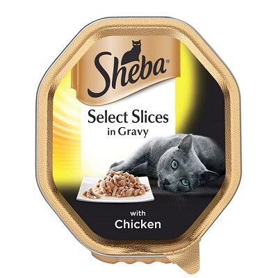 Sheba Tray Select Slices Chicken in Gravy 22 x 85g - AR Wholesale