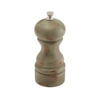 Genware Antique Finish Salt/Pepper Grinder 13cm - Kitchequip