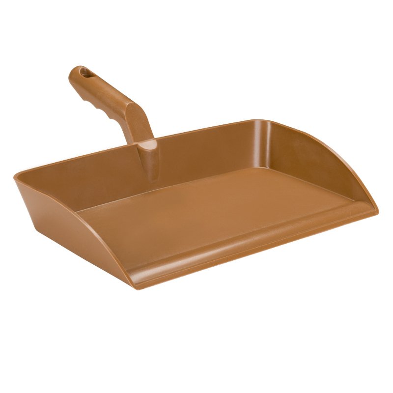 Foodgrade hand dust pan - heavy duty, 300 mm, brown - Klipspringer