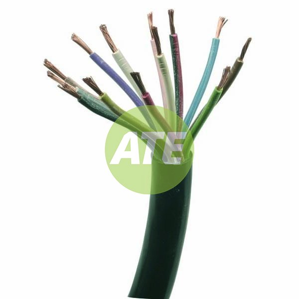 12 Core Cable Black (To Suit 13Pin Plug/Socket) - 50M Roll - ATE
