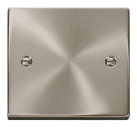 Deco Satin Chrome 1G Blank Plate | VPSC060BK | In Stock - Wesco